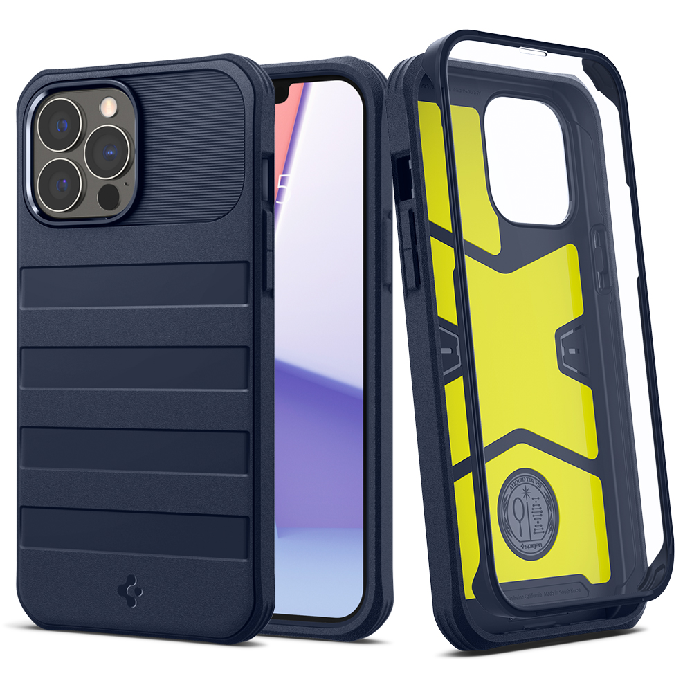 Spigen - iPhone 13 Pro Max - Skal - Geo Armor 360 - Navy Blue | Tele2 ...