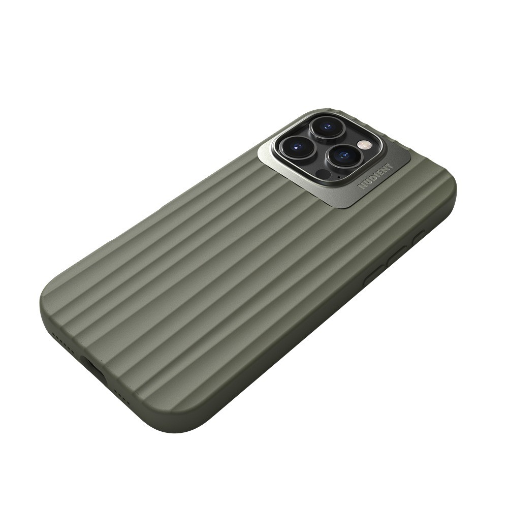 Nudient - iPhone 16 Pro Max - Skal - Bold MagSafe - Olive Green | Tele2 ...